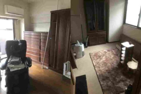一宮市 Y様】空き家の残置物の片付けと処分や不用品の買取 | 名古屋を中心とした不用品回収なら【ecoos（エコーズ）】